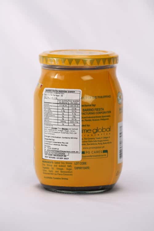 BARRIO FIESTA GINISANG BAGOONG (SWEET) – JLR Export Importers