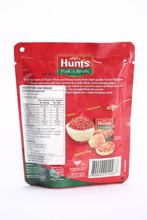 HUNTS PORK AND BEANS (100G, DOY) – JLR Export Importers