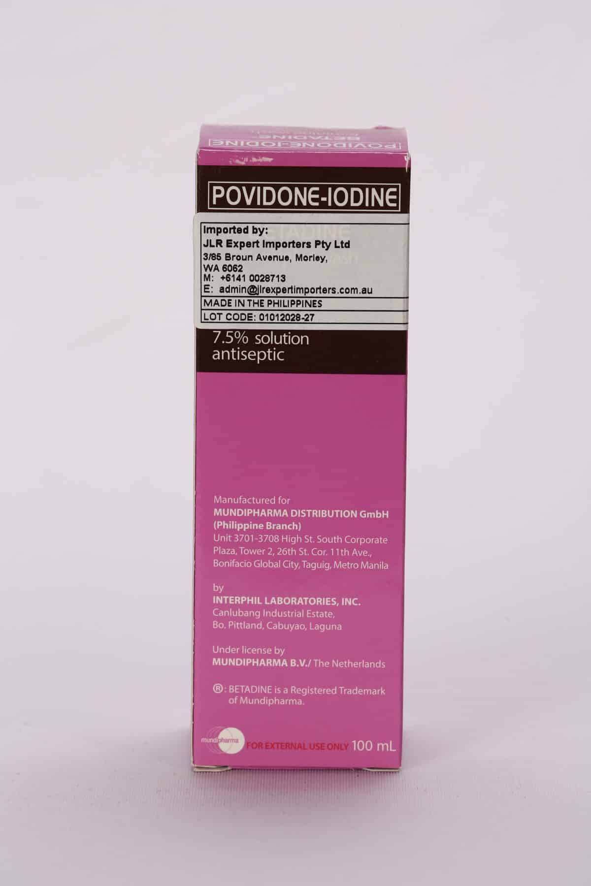POVIDONE IODINE BETADINE FEMININE WASH (100 ML) – JLR Export Importers
